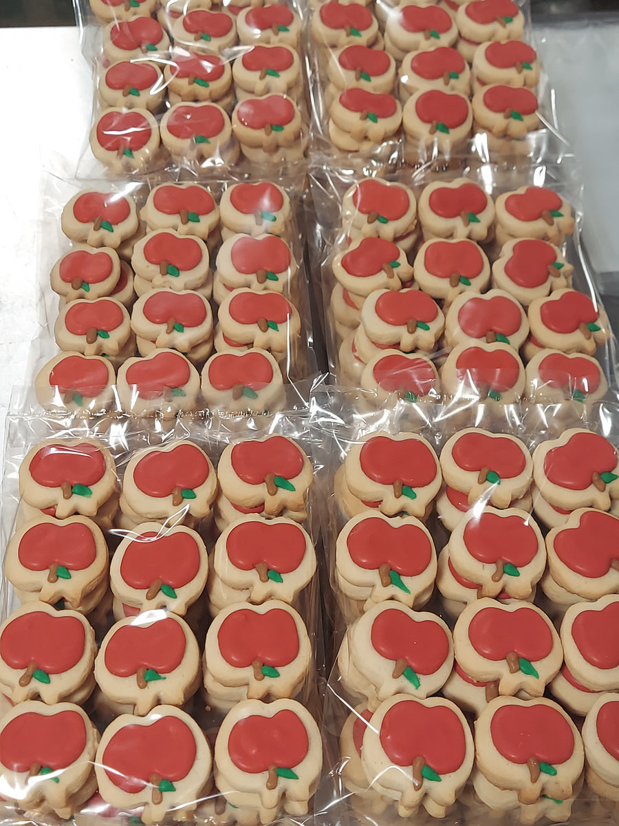 Mini Apple Cookies (4 Dz) – Storybook Bakery