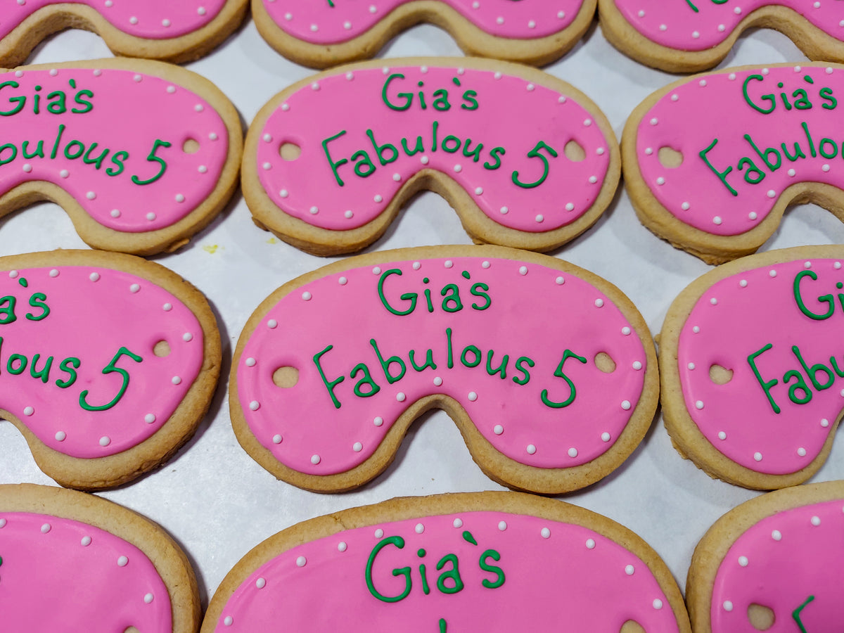 Spa Mask Cookies (1 Dozen) – Storybook Bakery