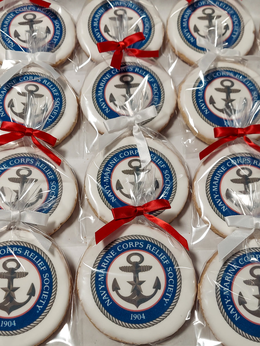 Military Emblem Printed Cookies (1 Dozen) – Storybook Bakery