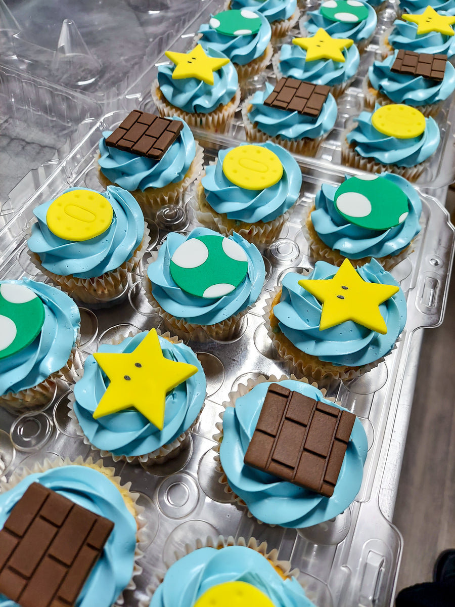 Super Game Cupcakes (1 Dozen) – Storybook Bakery