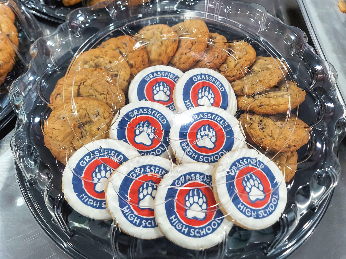 Logo/School/Graduation Cookie Tray (2 Dozen) – Storybook Bakery
