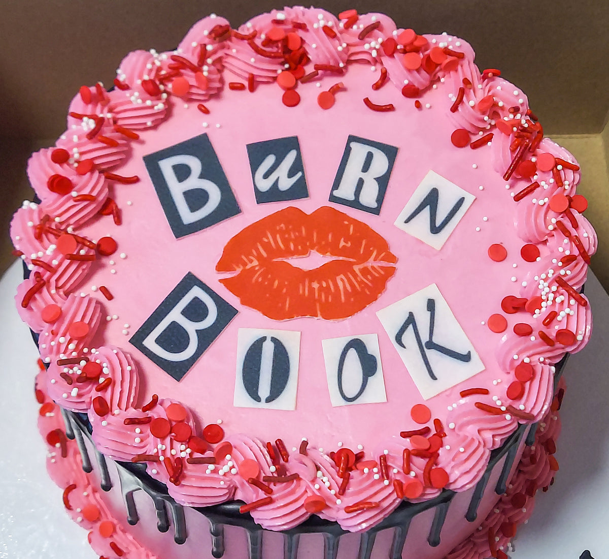 Burn Book Cake – Storybook Bakery