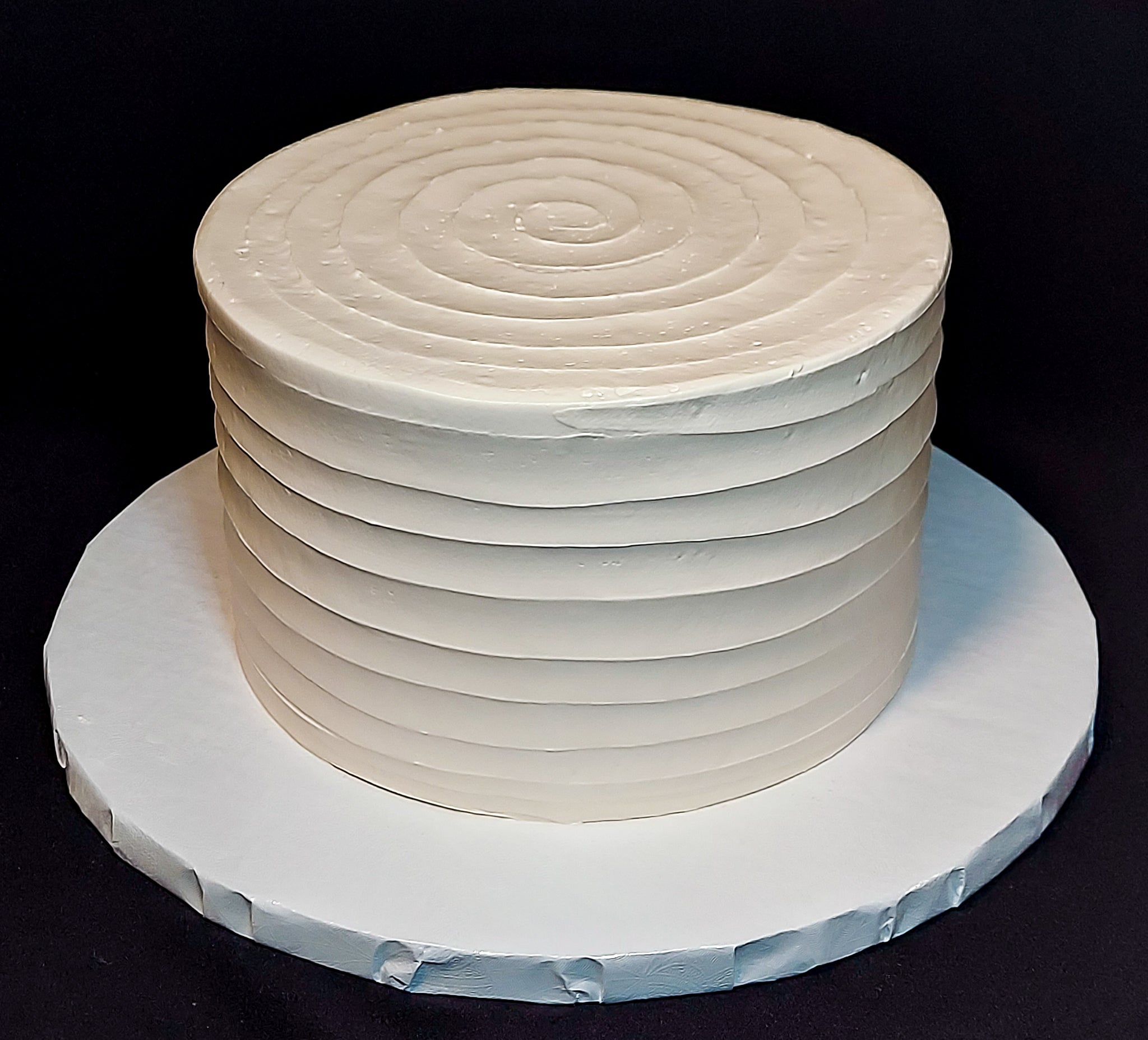 Simple white one tier wedding cake 60 photos - Astyledwedding.com